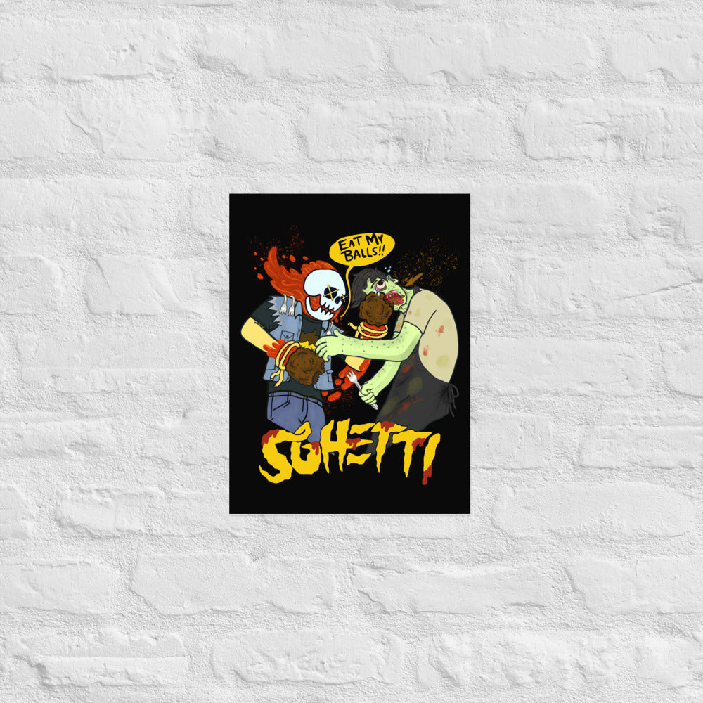 "Eat My Balls" Poster – Sghetti Shop
